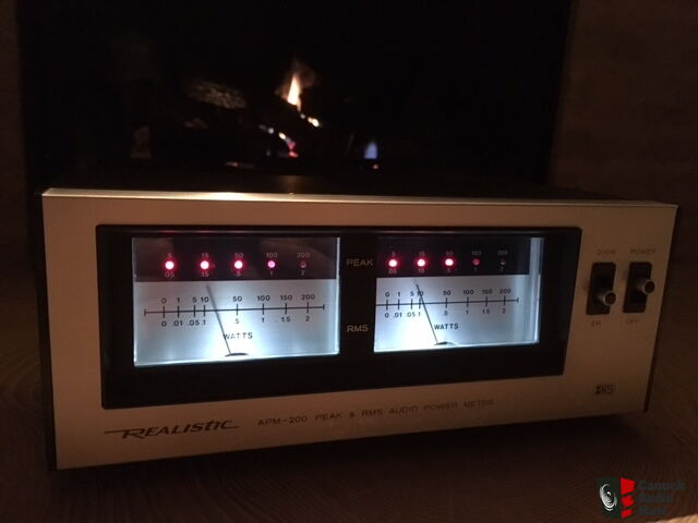 Realistic APM 200 Audio Power Meter w/ white LED back light upgrade ...