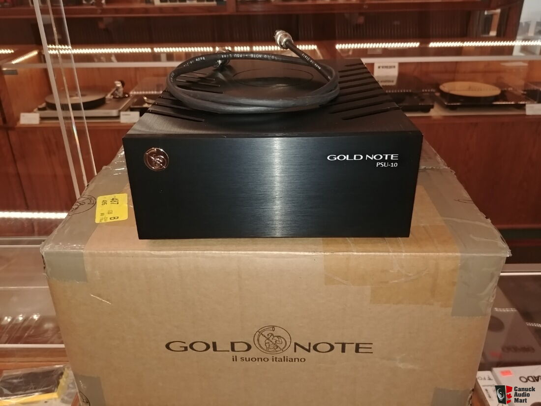Gold Note PSU-10 Power Supply Dealer Ad - Canuck Audio Mart
