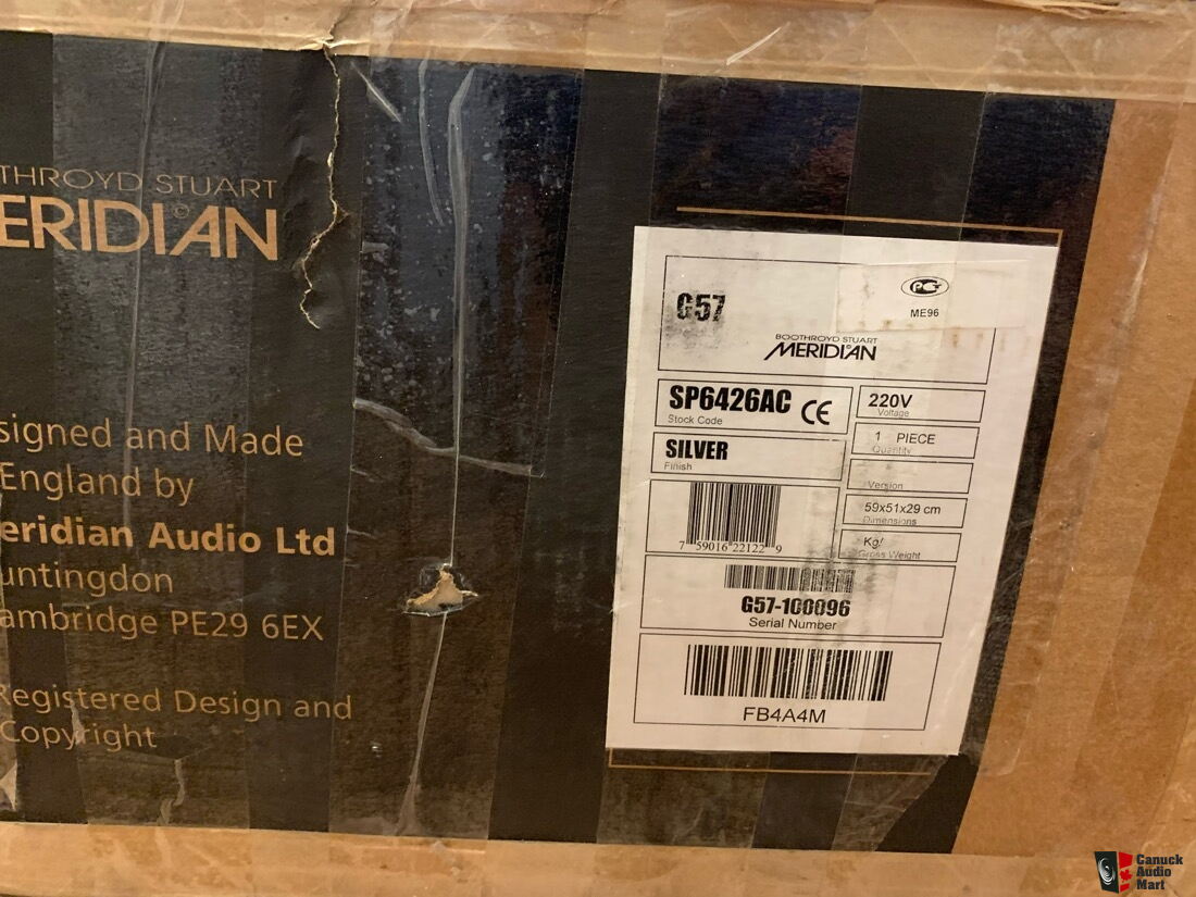 Meridian G57 power amplifier Photo #3095608 - Canuck Audio Mart