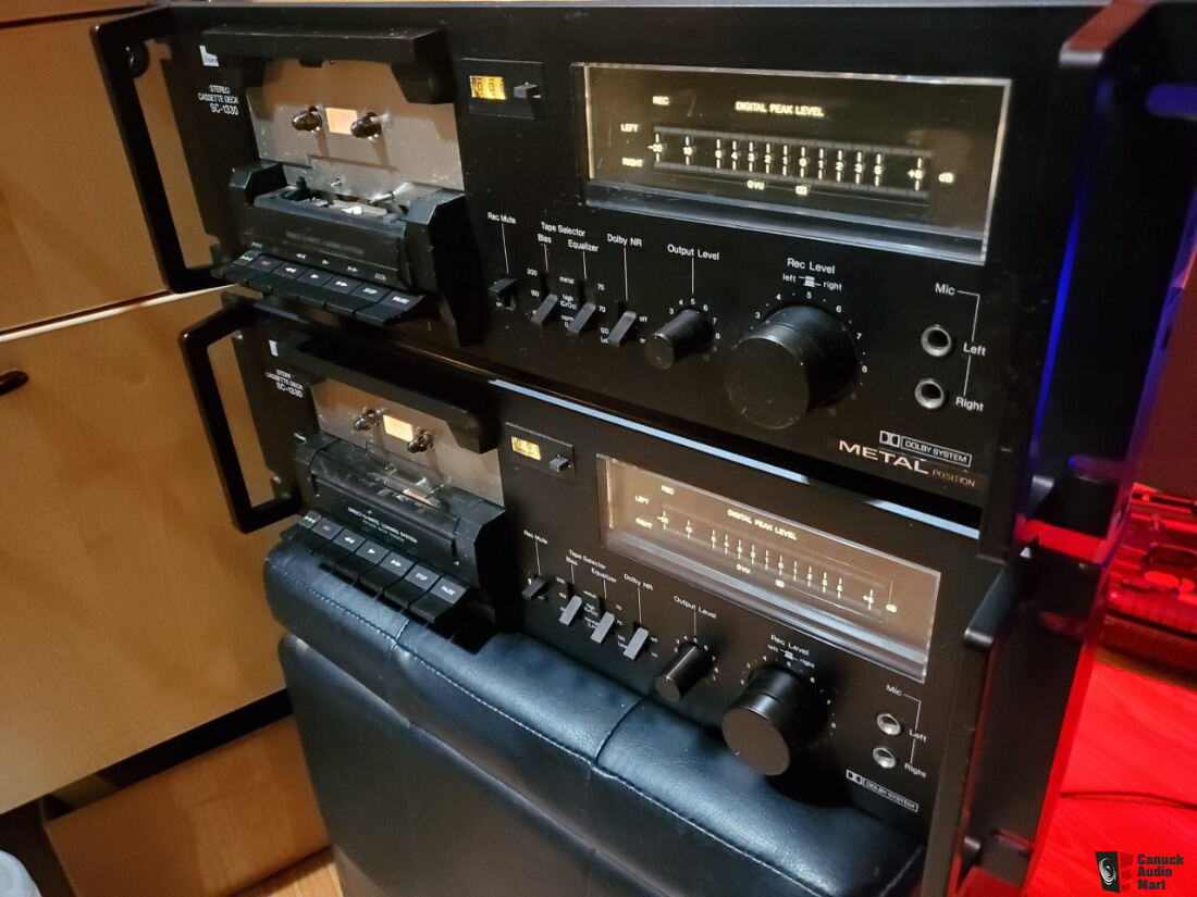 Sansui SC-1330 Stereo Cassette Deck with Rack Handles - Two Available ...