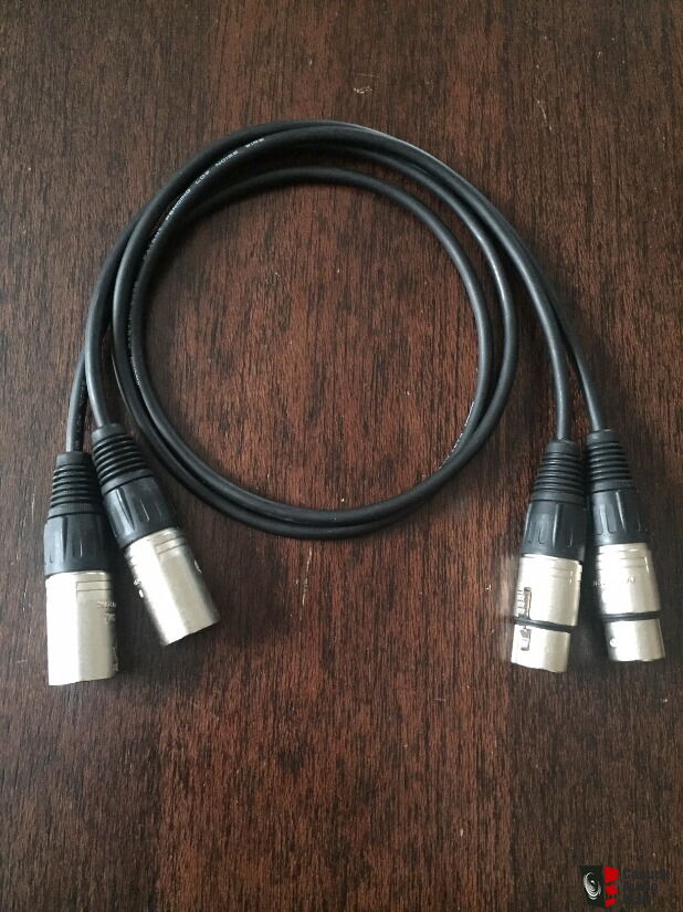 Mogami 2552 Balanced Interconnects with Neutrik XLR Connectors - 32in ...