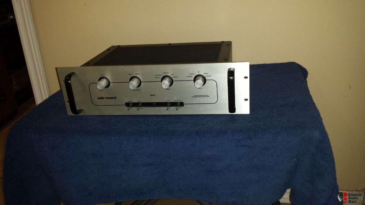 Audio Research SP-9 tube preamp with phono stage silver color Photo ...