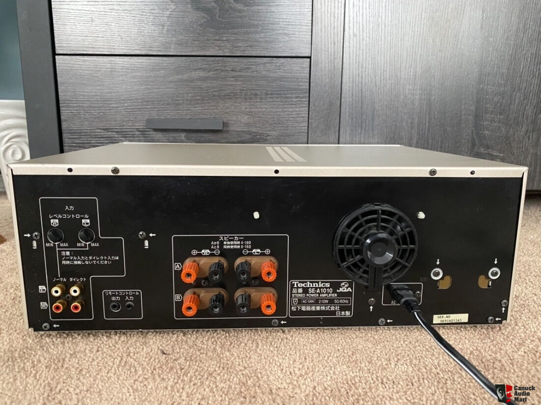 Technics SE-A1010 Power Amp Class AA, Beautiful and 100% Working! Photo ...