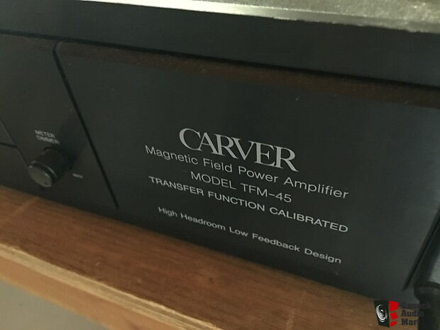 Carver TFM-45 Magnetic Field Amplifier Vintage (1990's - Like New ...
