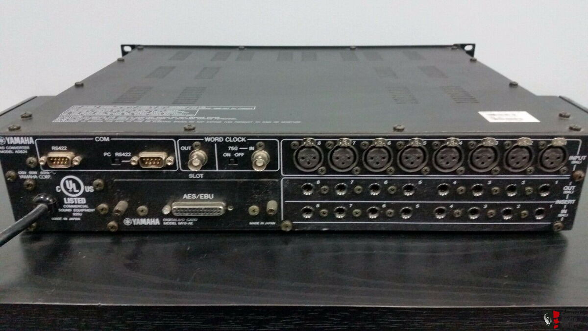 Yamaha AD824 8 channel AD Converter - Comes with MY8-AE I/O Card ...