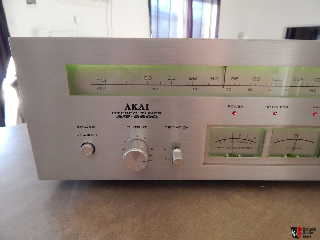 Akai AT-2600 / 5 gangs tuner serviced Photo #3114088 - UK Audio Mart
