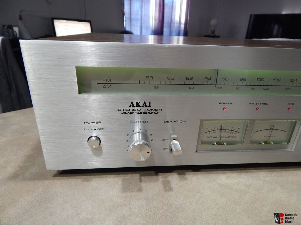 Akai AT-2600 / 5 gangs tuner serviced Photo #3114088 - UK Audio Mart