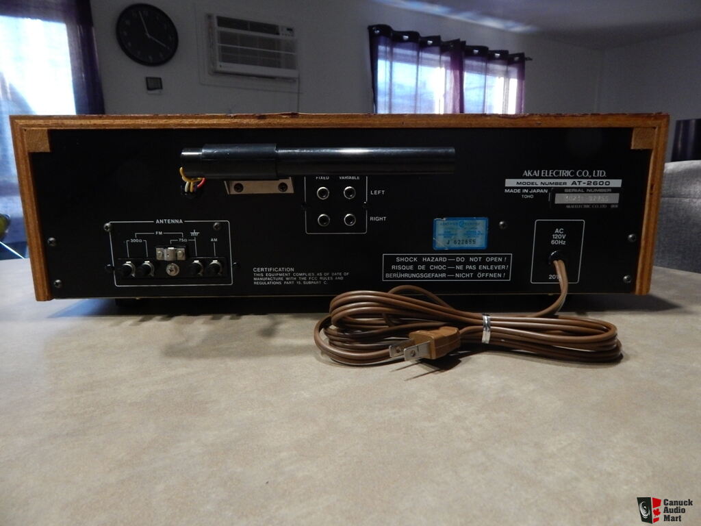 Akai AT-2600 / 5 gangs tuner serviced Photo #3114088 - UK Audio Mart