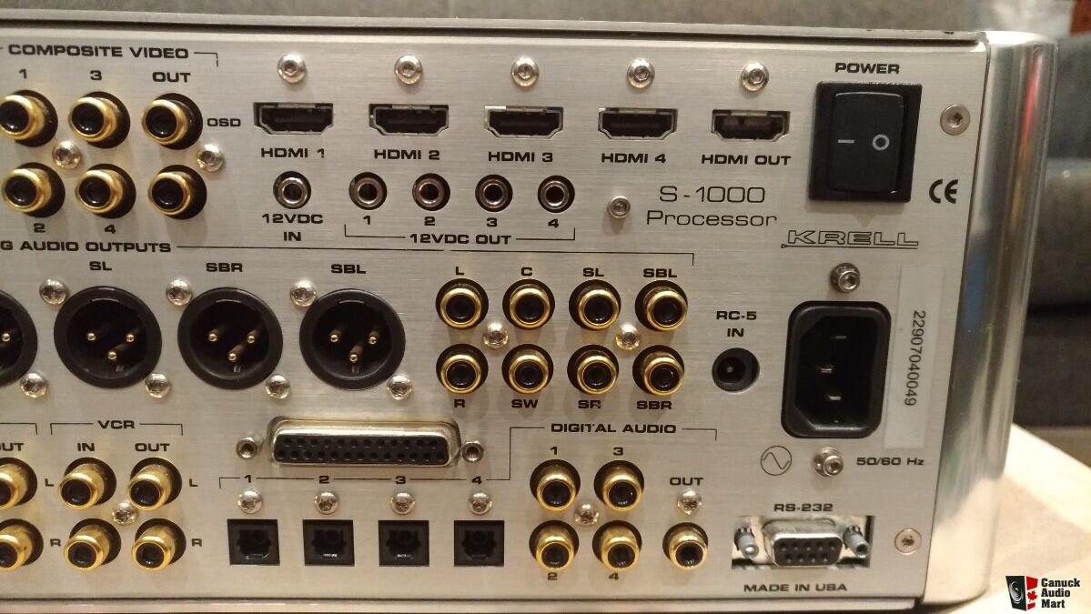 Krell S1000 A/V Preamplifier Photo #3116919 - UK Audio Mart