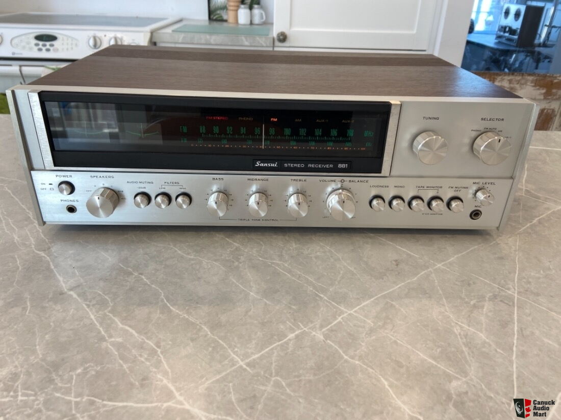 Sansui 881 Receiver IN VERY VERY NICE Condition PERFECT WORKING,free ...