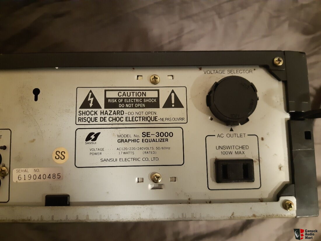 Sansui SE-3000 Stereo Graphic Equalizer Photo #3131751 - US Audio Mart