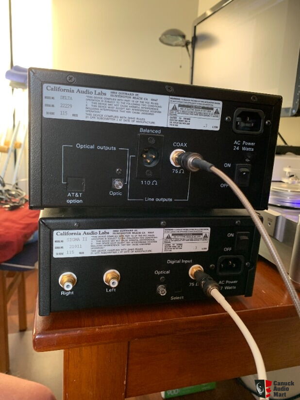 California Audio Labs Sigma II DAC and Delta Transport Photo #3142369 ...