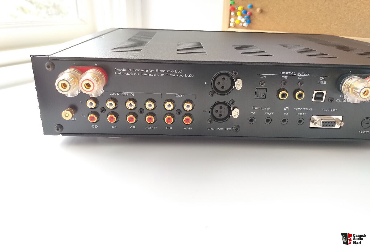 Simaudio MOON 340i D2PX Integrated Amp (Black / Phono / DAC / Balanced ...