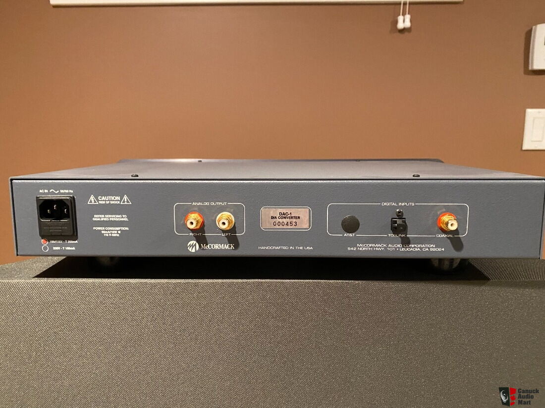 McCormack SST-! transport and matching DAC-1S Photo #3147309 - UK Audio ...