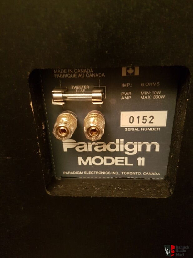 Paradigm Model 11 Photo #3147871 - Canuck Audio Mart