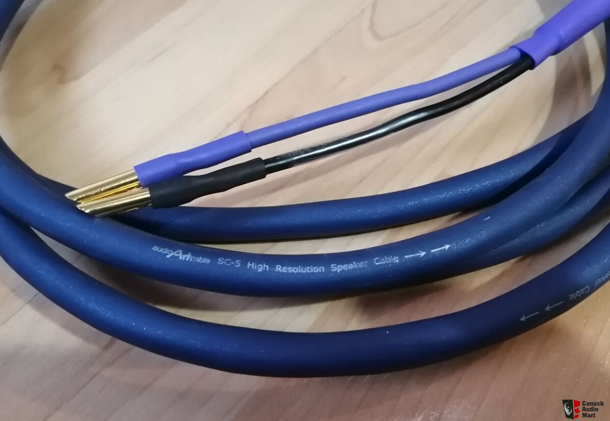 Audio Art SC-5 High Resolution speaker cables with all bananas (last ...