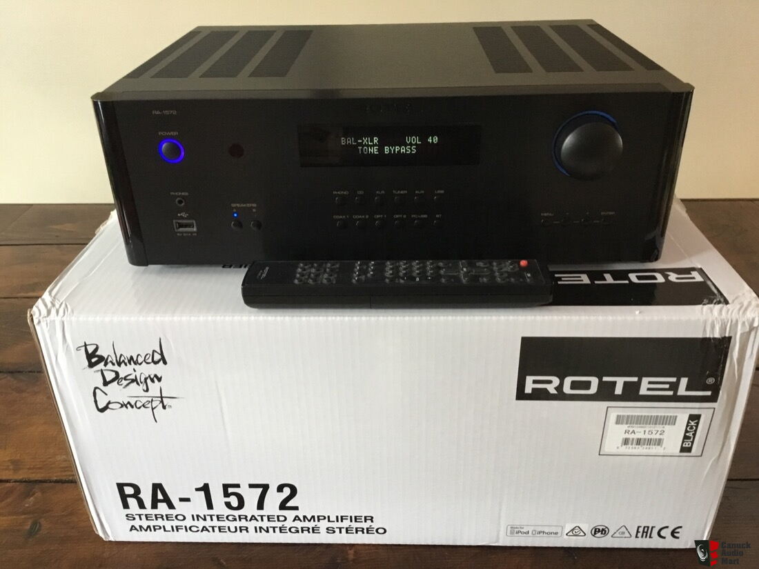 Rotel RA-1572 Integrated Amplifier (Black): 1 Year Old; Mint Cond; w ...