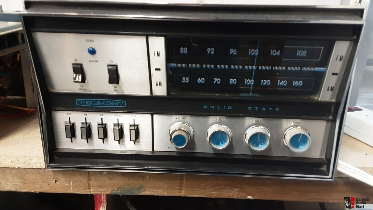 Vintage Dumont Stereo And Tube Reel To Reel For Sale - Canuck Audio Mart