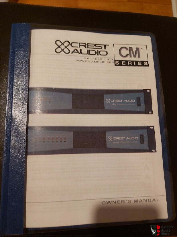 Crest Audio CM2208 made by Peavy D-Class Photo #3159144 - Aussie Audio Mart
