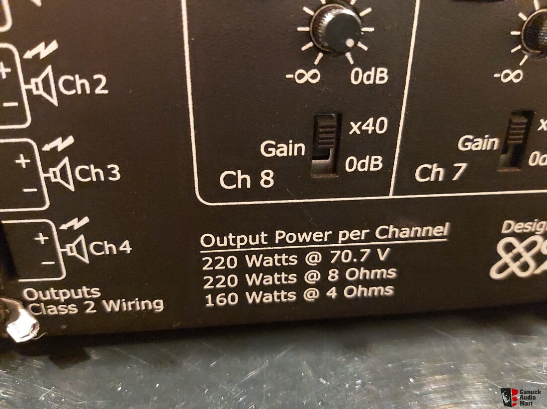 Crest Audio CM2208 made by Peavy D-Class Photo #3159149 - Aussie Audio Mart