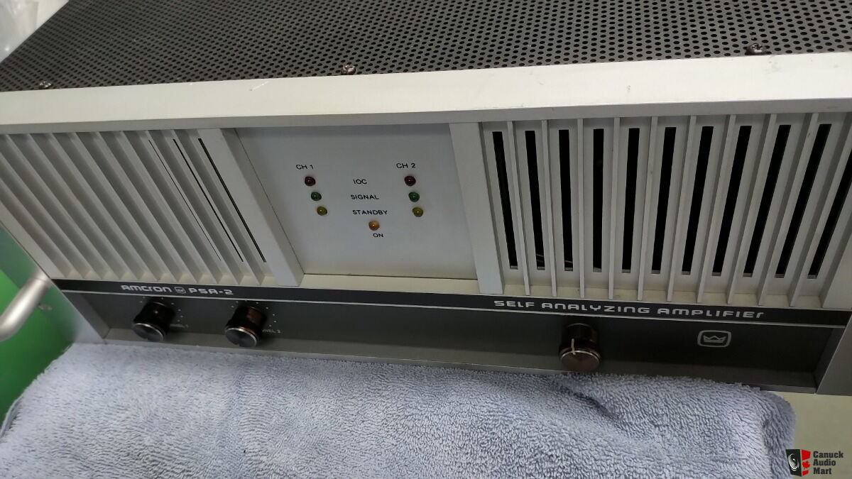 Crown PSA-2, 100% functional power amplifier .Self Analysing Amplifier ...