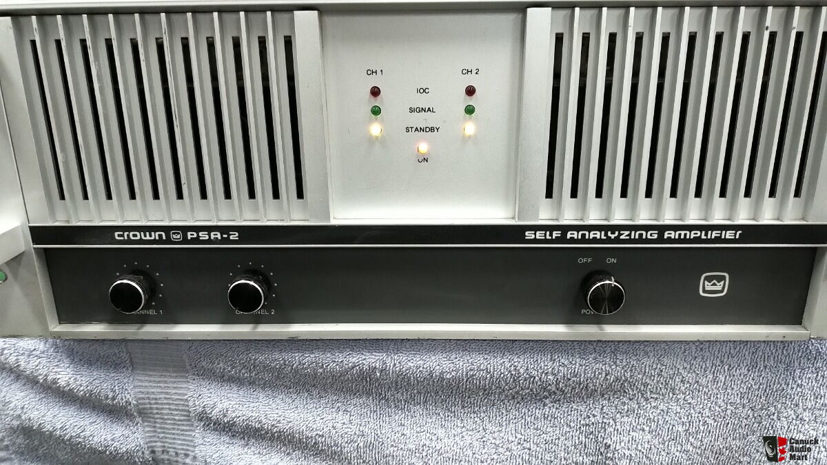 Amcron PSA-2, 100% functional power amplifier .Self Analysing Amplifier ...