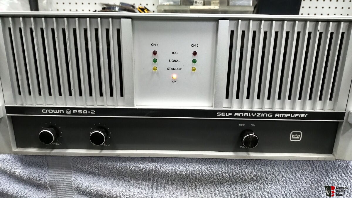 Crown PSA-2, 100% functional power amplifier .Self Analysing Amplifier ...