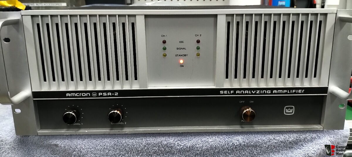 Crown PSA-2, 100% functional power amplifier .Self Analysing Amplifier ...