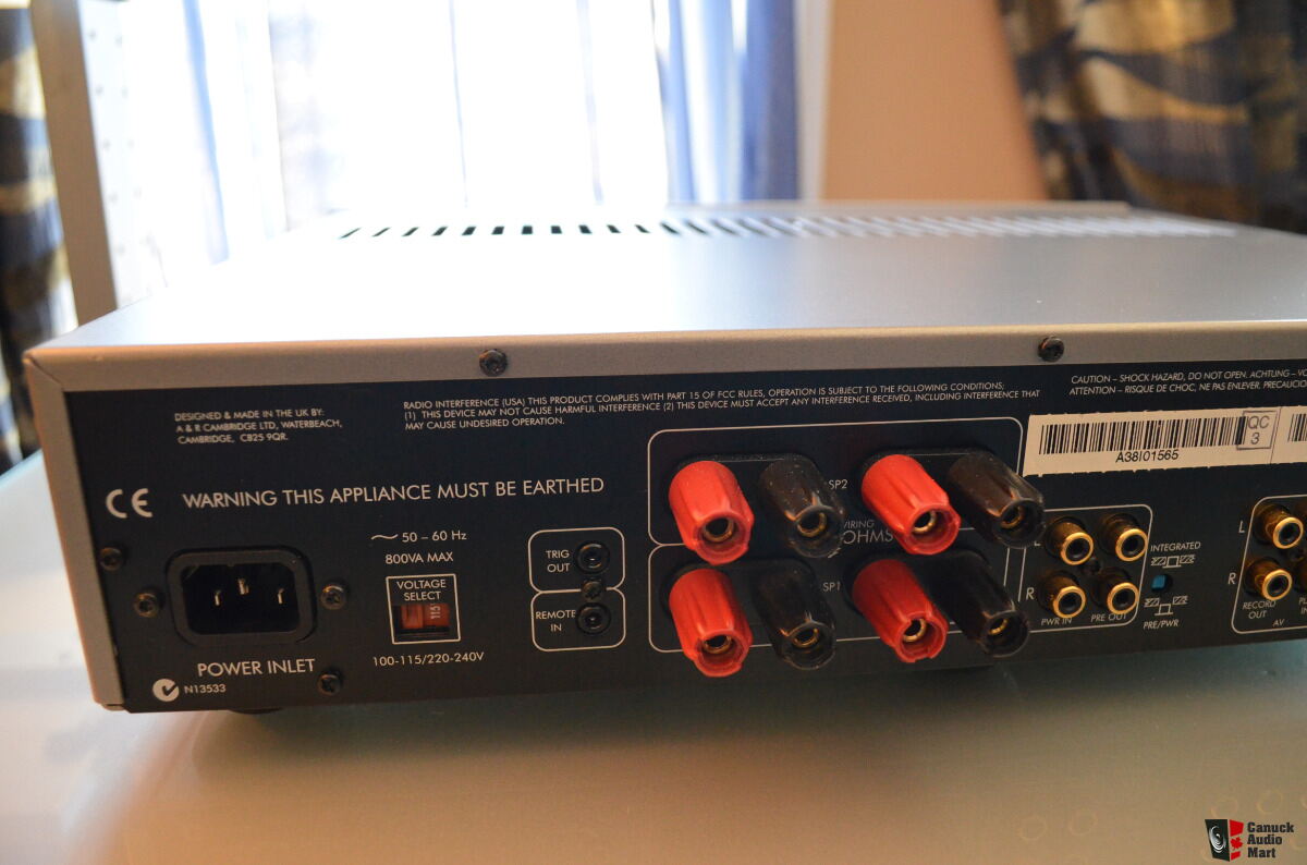 Arcam FMJ A38 FMJ A-38 Integrated Stereo Amplifier (Silver) one of the ...