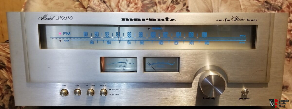 Marantz 2020 tuner - works but not v sensitive, some lights out For ...