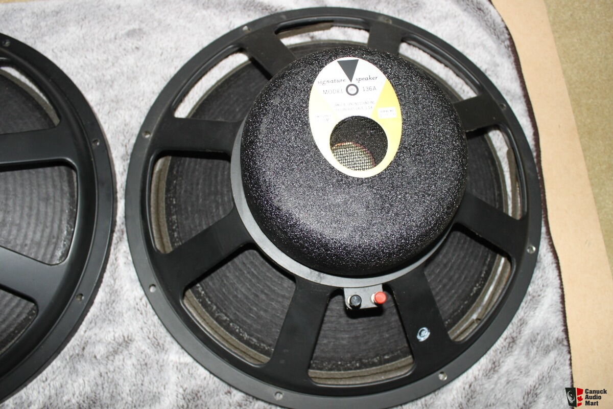 JBL 136A low frequency drivers (15 inch woofers) Original cones Photo ...