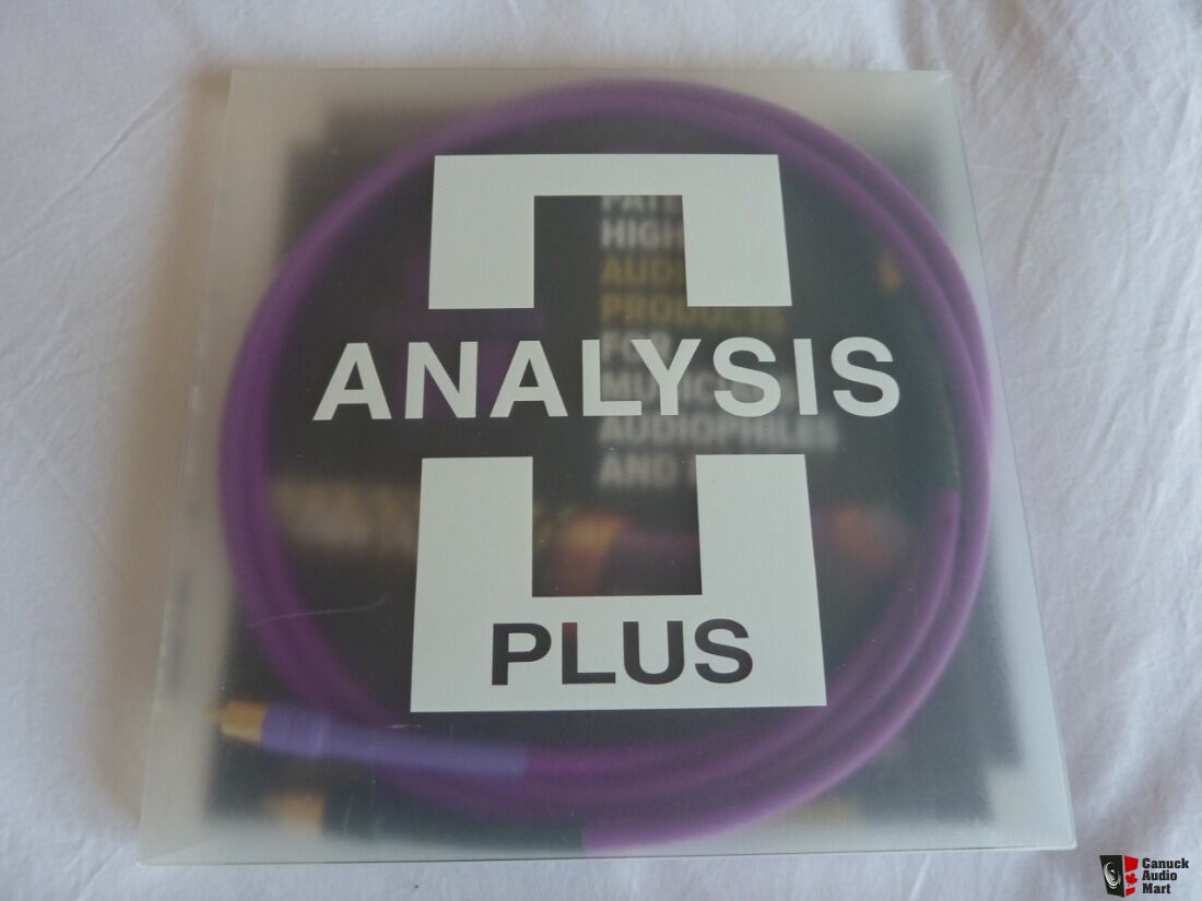 Analysis Plus Oval One RCA Interconnect Cable Photo #3169514 - Canuck ...