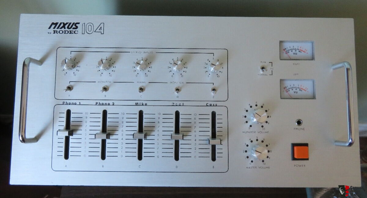Mixus 104 by Rodec - Mixer/Preamplifier For Sale - Canuck Audio Mart