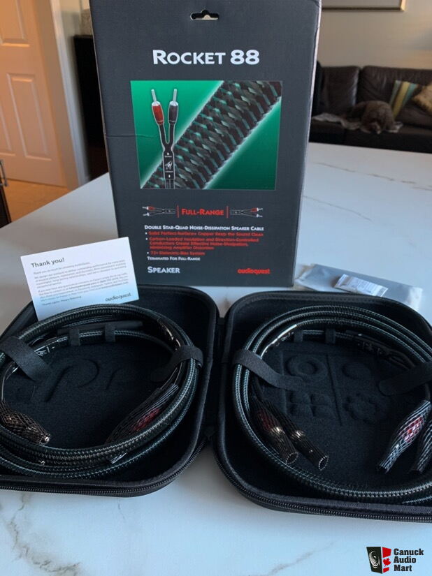Audioquest Rocket 88 full-range speaker cables Photo #3171804 - Canuck ...