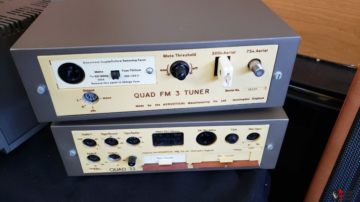 QUAD 33 303 FM3 electrostatic system $2500 obo Photo #3171813 - Canuck ...