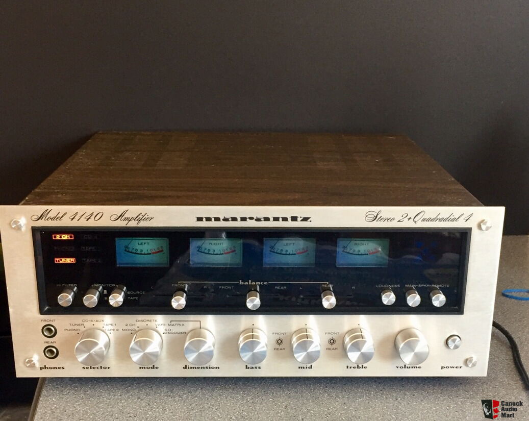 Marantz 4140 Amplifier ( Stereo 2 + Quadradial 4) For Sale - Canuck ...