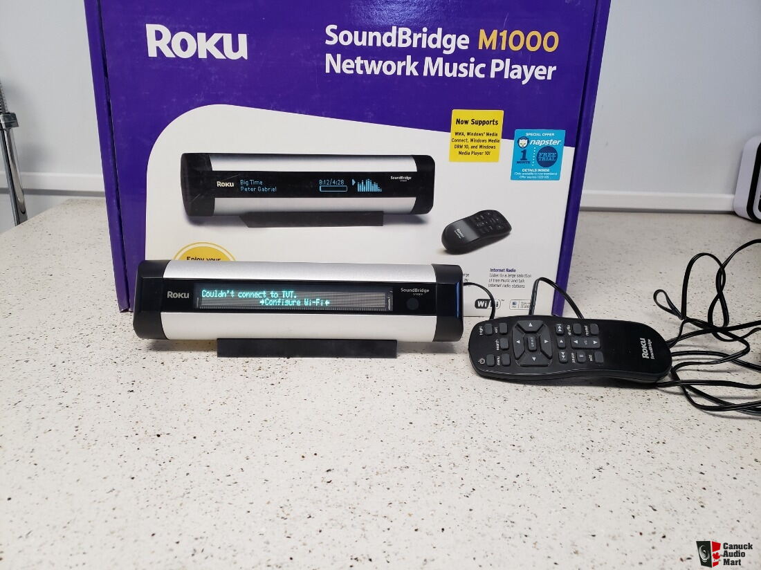 Roku SoundBridge M1000 with original box For Sale - Canuck Audio Mart