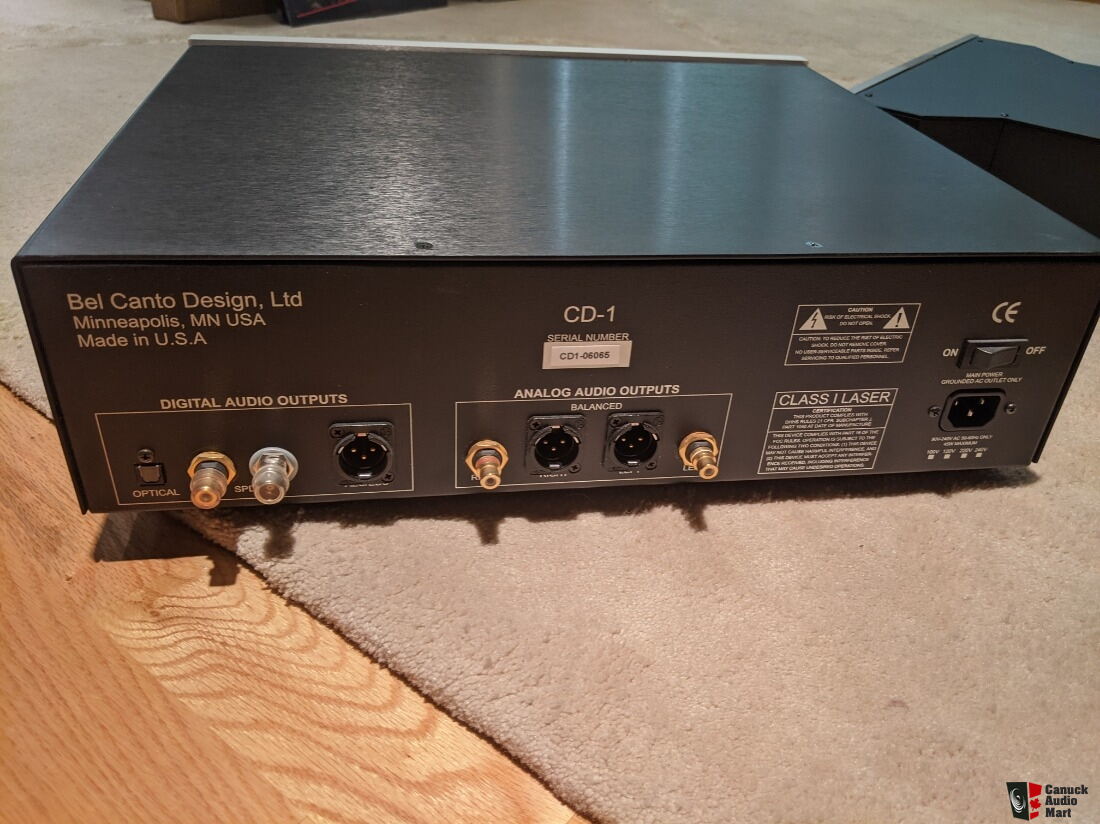 Bel Canto CD-1 CD Player Photo #3180126 - Canuck Audio Mart