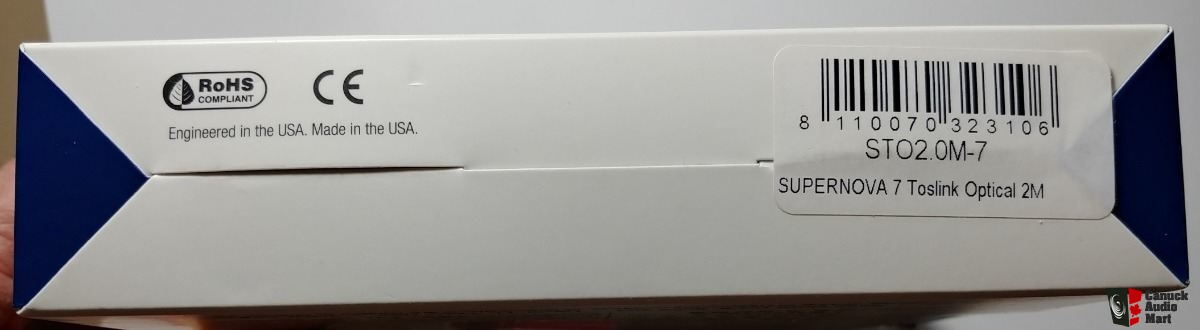 Brand New WireWorld Supernova 7 TOSLINK Optical Cable - Full-Size-to ...