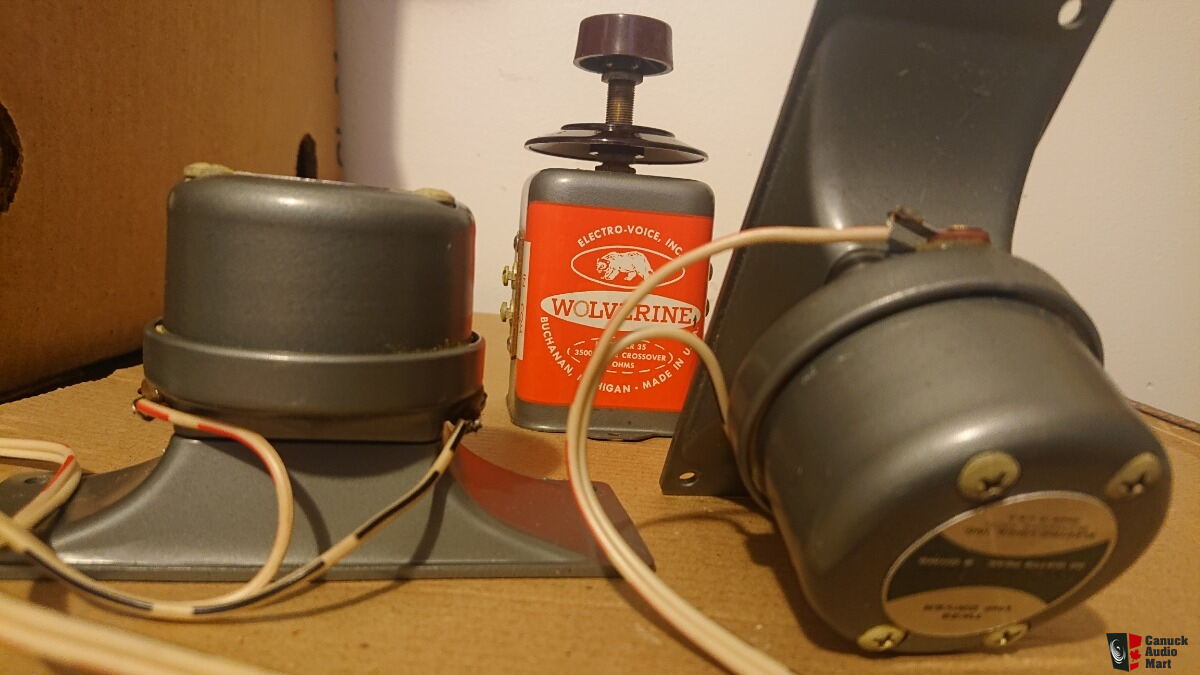 EV Electrovoice TW 35 VHF Tweeter horns + CR 35 crossovers.. Matched ...