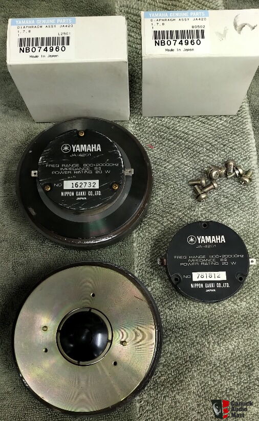 Yamaha JA-4201 ,1 inch throat Driver W Aluminum Horn (Price for pair ...