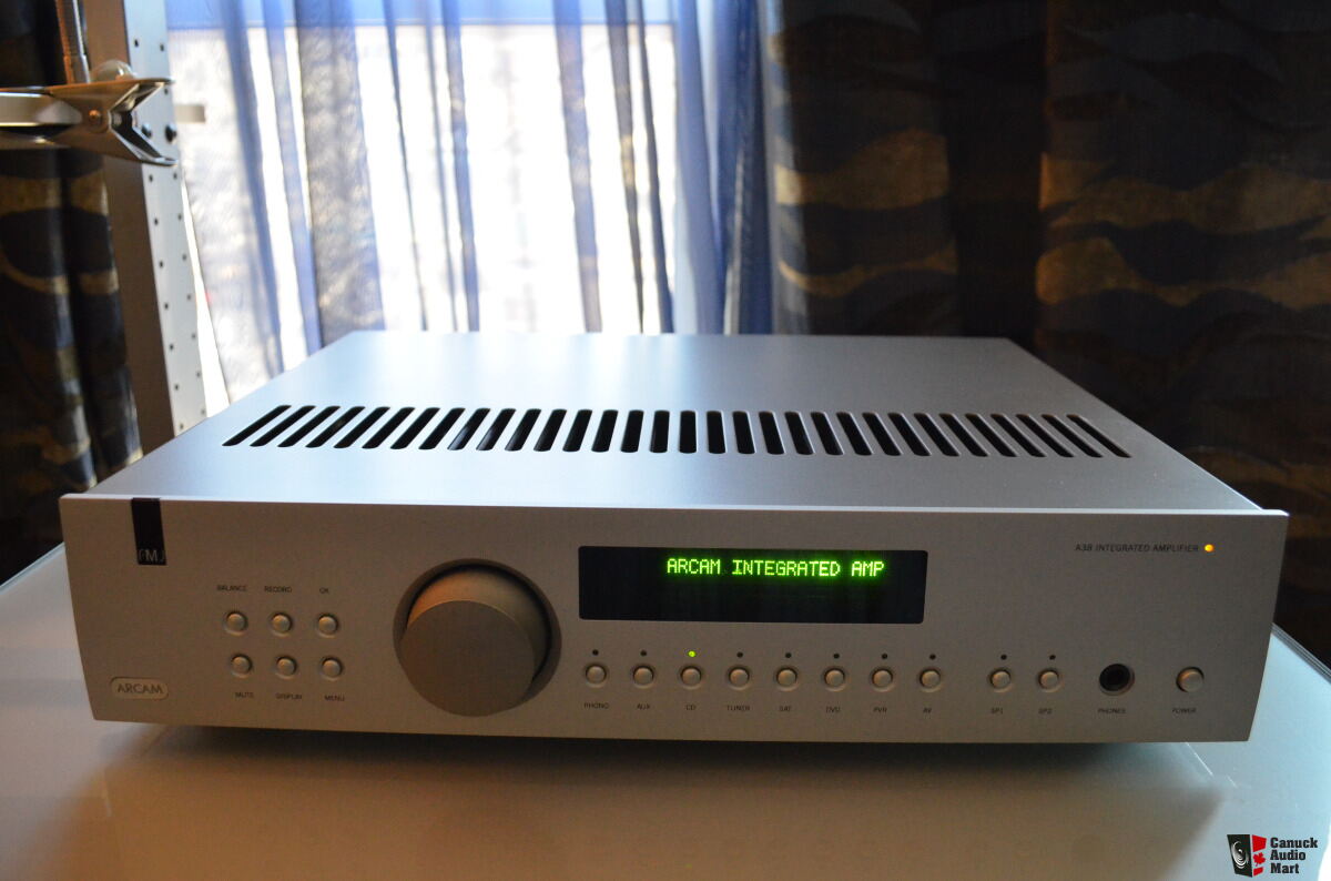 Arcam FMJ A38 FMJ A-38 2 Channel Integrated Stereo Amplifier (Silver ...