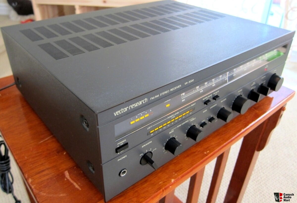 Vector Research FM/AM Stereo Receiver VR-3000 Vintage RARE Photo ...