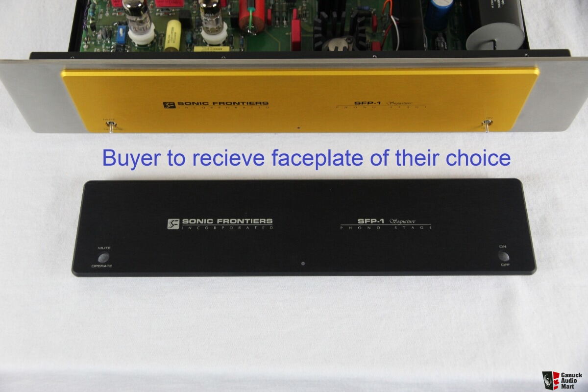 Sonic Frontiers SFP-1 Signature Phono Stage - Upgraded with High End ...