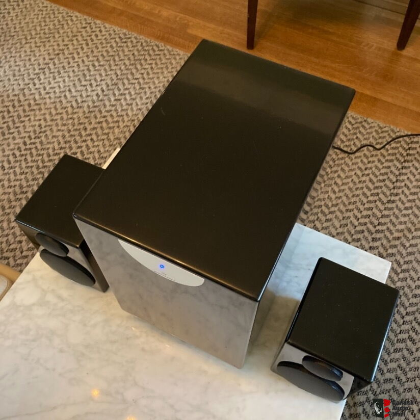 Monitor Audio Radius 90 Bookshelf speakers plus Radius 360 Subwoofer ...