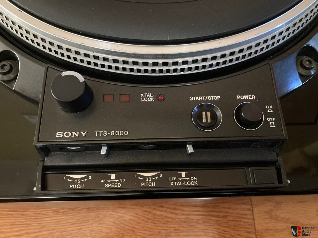 Sony TTS-8000 high end turntable with Audiocraft AC-400C 12" long ...