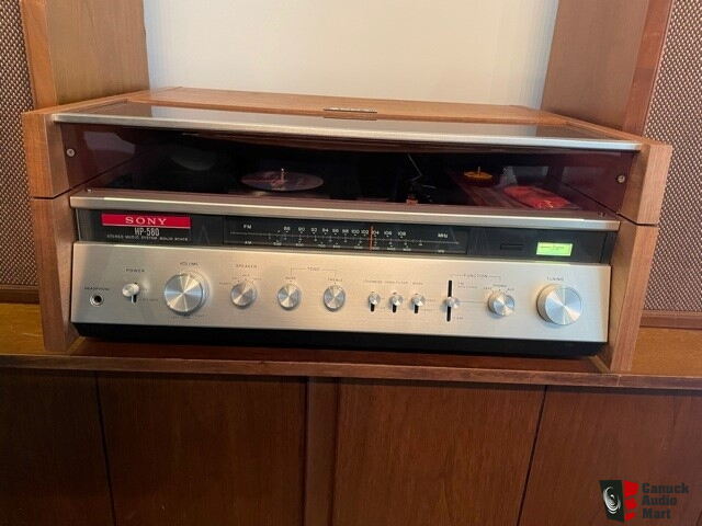 Rare/Hard to Find Sony HP-580 Console - Vintage Stereo Turntable Photo ...