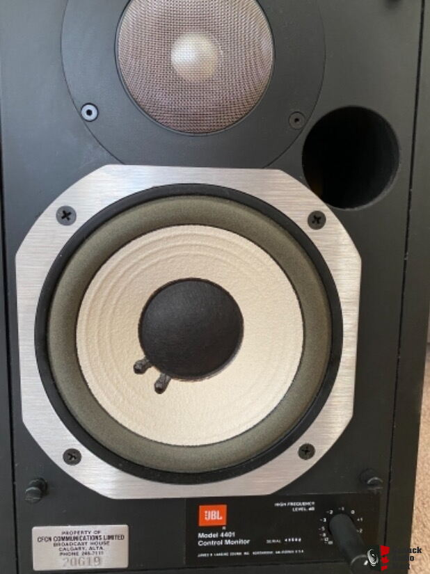 Unmolested JBL 4401 Speakers w/ CFCN Station Studio Plaques, Excellent ...