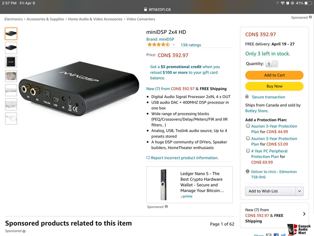 MiniDSP 2x4HD Photo #3219145 - Canuck Audio Mart