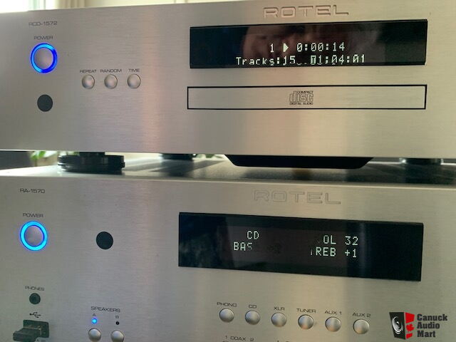 Rotel RCD-1572 (silver) CD Player / Digital Transport For Sale - Canuck ...